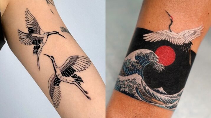 37 Head-Turning Crane Tattoos For 2024 – Eye On Tattoos