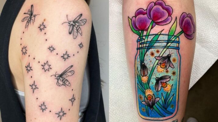 41 Stunning Firefly Tattoos That’ll Light Up Your Eyes For 2024 – Eye On Tattoos